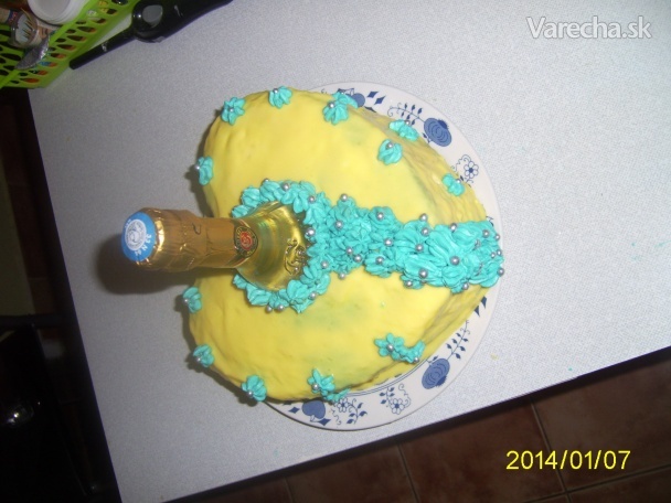 Srdce zo sampanskim - torty