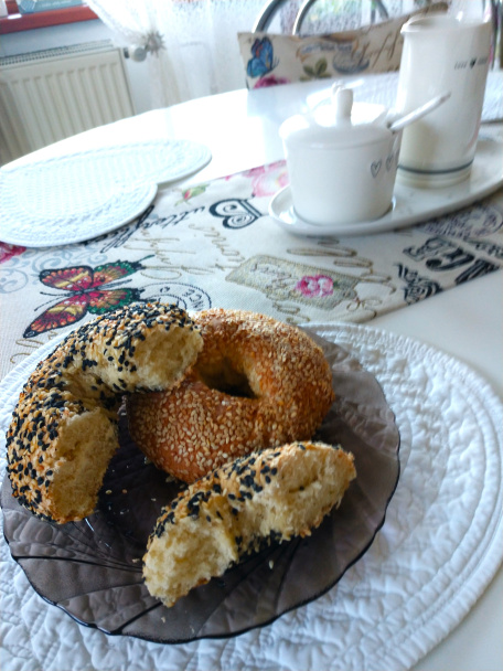 Grécke kuluri alebo kysnuté kolieska v sezame (fotorecept) - recept ...