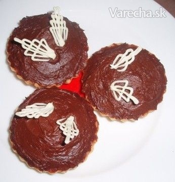 Linecké košíčky s tvarohom a čokoládovým krémom (fotorecept) - recept ...